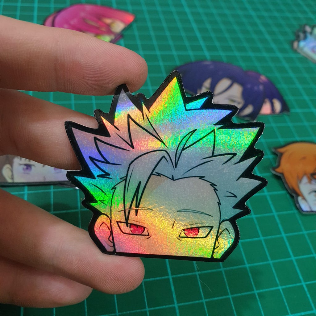 Jual Sticker Hologram Anime - PSH272 - Seven Deadly Sins - Ban | Shopee ...