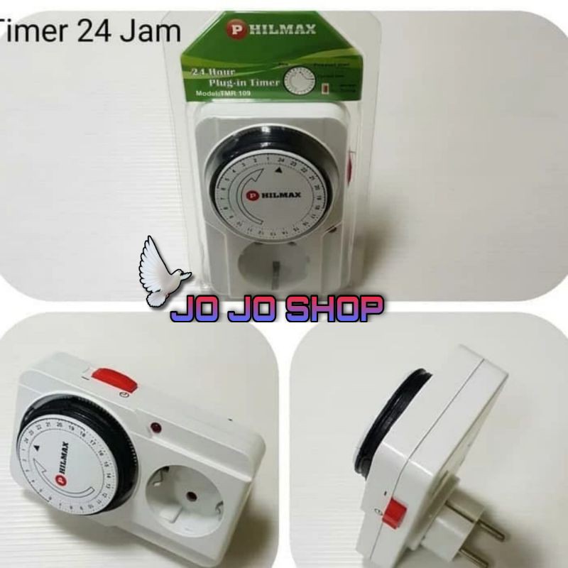 Jual Saklar Timer 24 Jam/Stop Kontak Timer/Stop Kontak Otomatis Philmax ...