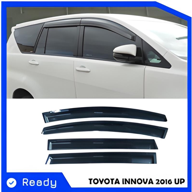 Jual Talang Air Pintu Mobil INNOVA REBORN 2016 Model SLIM RATA | Shopee ...