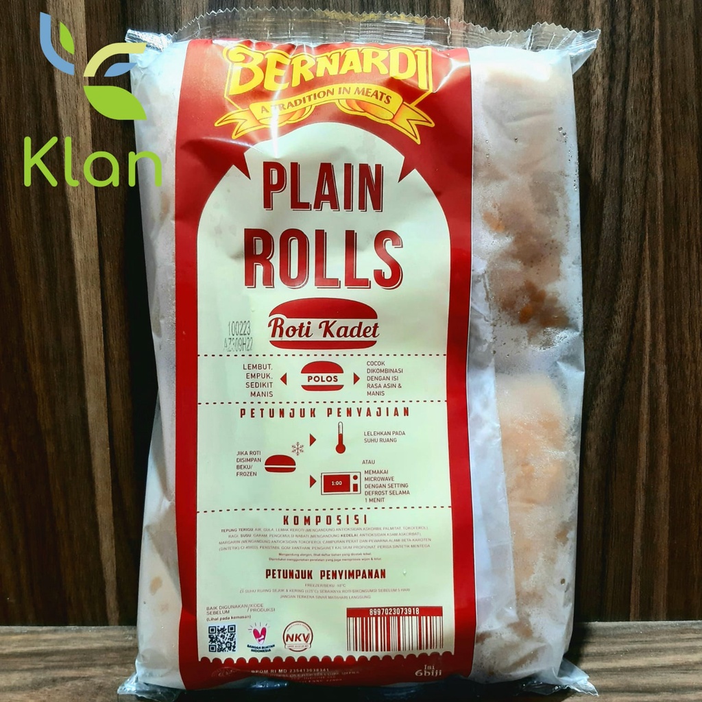 Jual BERNARDI ROTI KADET / ROTI HOT DOG / PLAIN ROLLS 6BIJI | Shopee ...