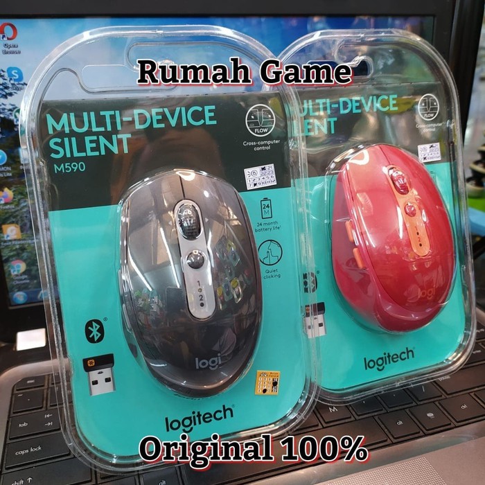 Jual Logitech M590 / M 590 Multi Device Silent Wireless Mouse | Shopee ...