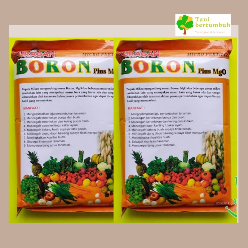 Jual Pupuk BORON PLUS MGO / JURAGAN BORON Micro Fertilizer anti rontok ...