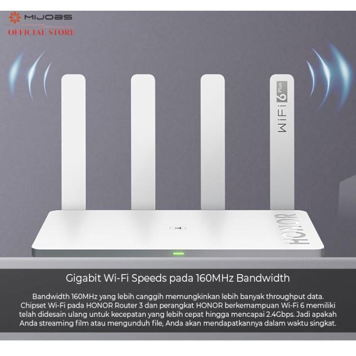 Jual Honor Wifi Router 3 Ax3000 Mesh Dual Band Wifi 6 Plus Upto