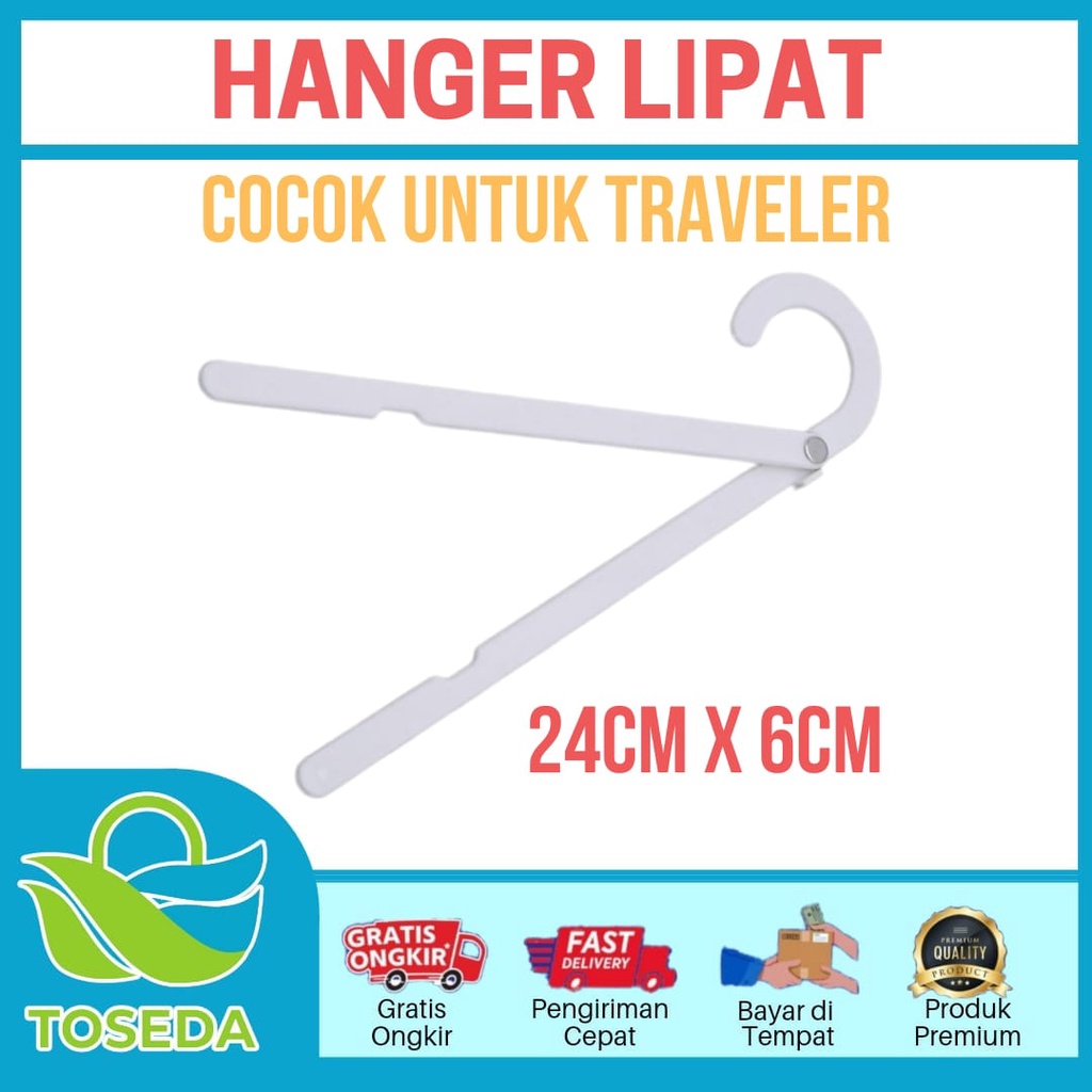 Jual Portable Hanger Traveling Mini Hanger Gantungan Baju Celana Lipat ...
