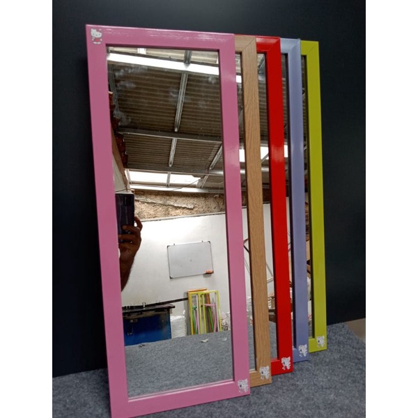 Jual New!! Aesthetic Kaca cermin dinding gantung 65 x 25 Cermin frame ...