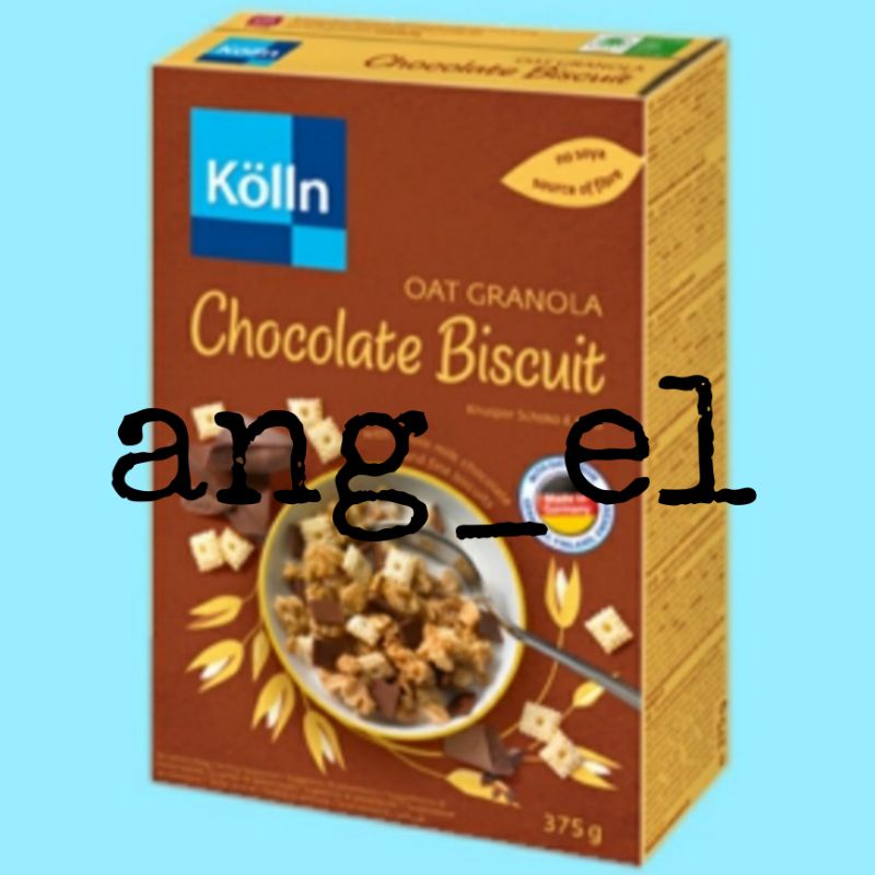 Jual Kolln Oat Granola Chocolate Biscuit (375g) | Shopee Indonesia