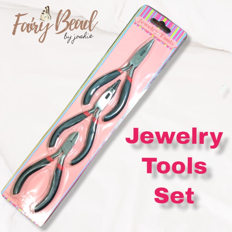 Jual Tang Set Mini 4,5" Tang Lancip, Tang Bulat, Tang Potong (3pcs) DIY ...