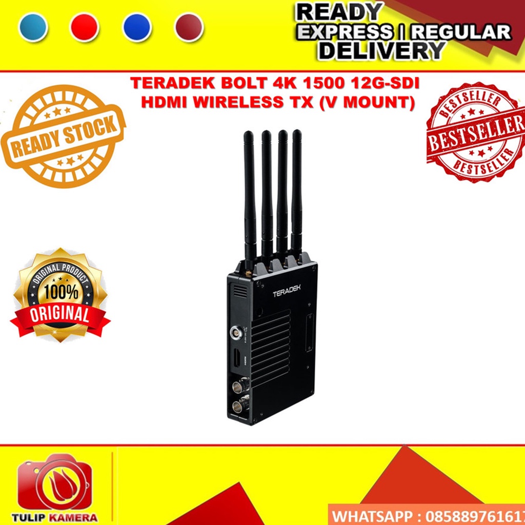 Jual Teradek Bolt 4K 1500 12G-SDI/HDMI Wireless TX (V-Mount) ( PO 18 HARI ) | Shopee Indonesia