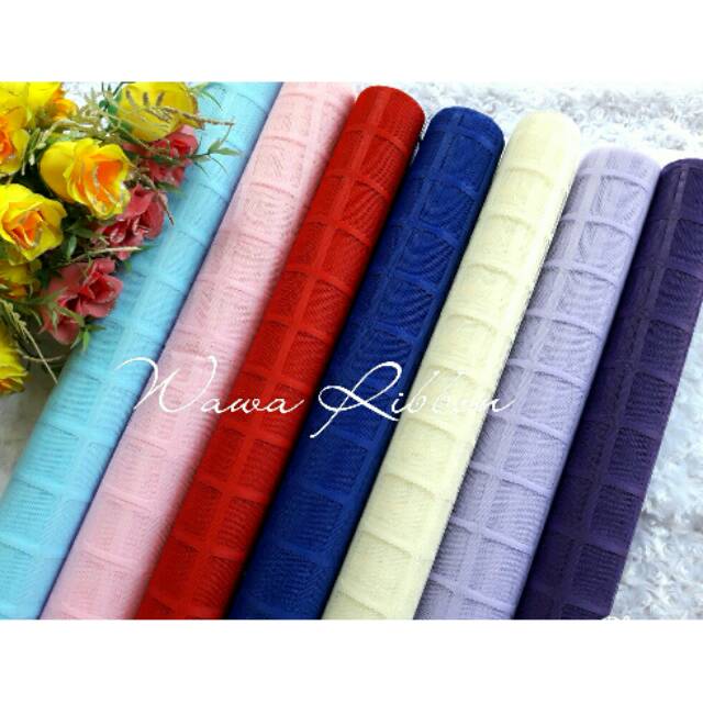 Jual Kain jala mesh kotak buket bunga | Shopee Indonesia