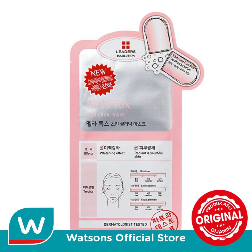 Jual Leaders Insolution Mela-Tox Skin Clinic Mask 25ml | Shopee Indonesia