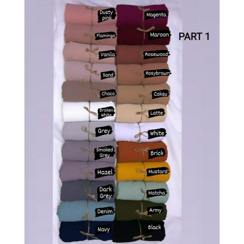 Jual PASMINA CERUTY BABYDOLL (PART 1) UKURAN 175 CM X 75 CM) | Shopee Indonesia