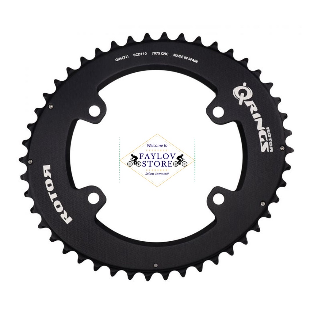 Jual CHAINRING ROTOR QRING OVAL GRX BCD 110 X 4 48T (FOR 31) OUTER ...