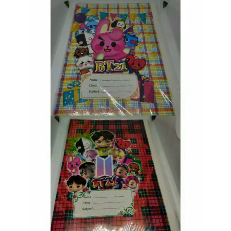 Jual sampul buku bts bt21 | Shopee Indonesia