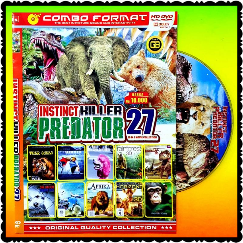 Jual KASET VIDEO BINATANG BINATANG PREDATOR-FILM HEWAN PREDATOR-VIDEO ...