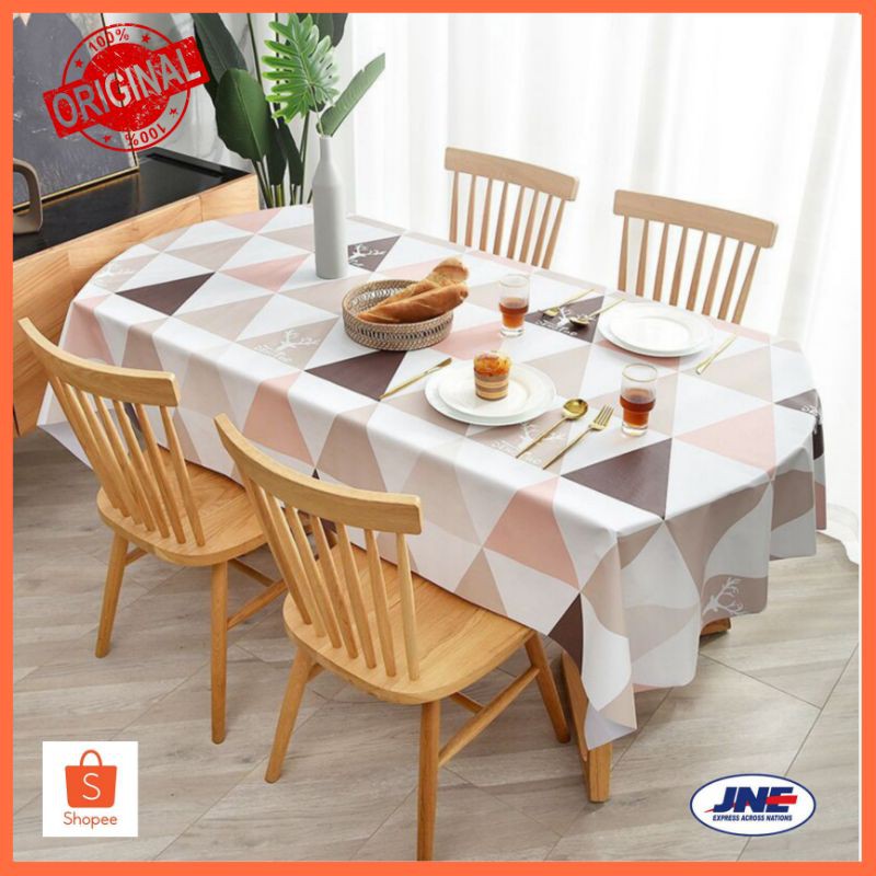 Jual [COD]Taplak Meja Makan Premium Motif Waterproof Tahan Air 140x180 ...
