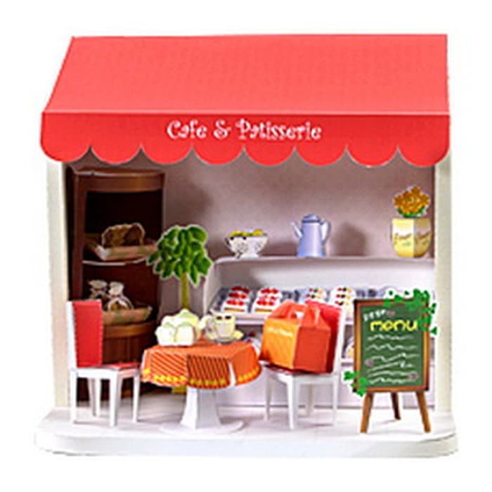 Jual DIY Miniatur Papercraft Rumah Boneka Toko Kue | Shopee Indonesia