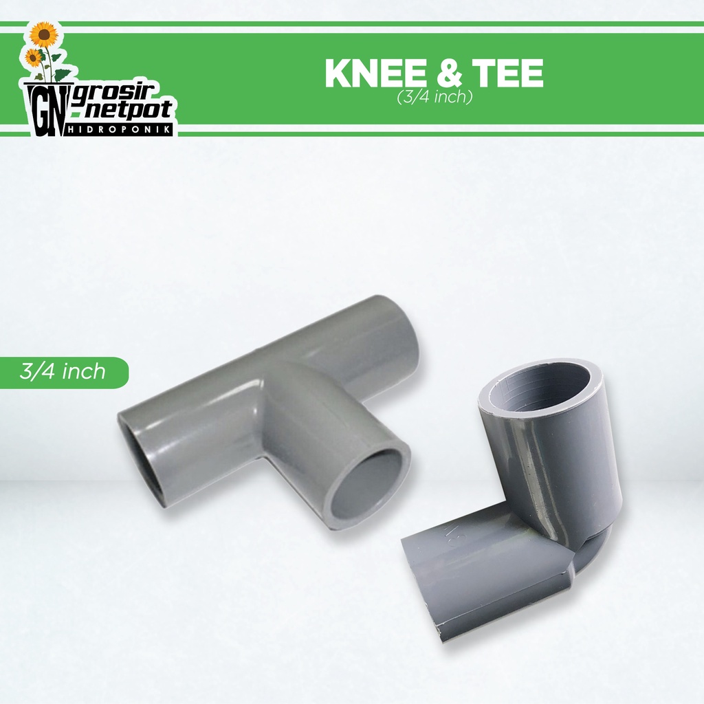 Jual Knee 3/4" / Elbow / Tee / T Pipa Paralon 3/4 inch | Shopee Indonesia