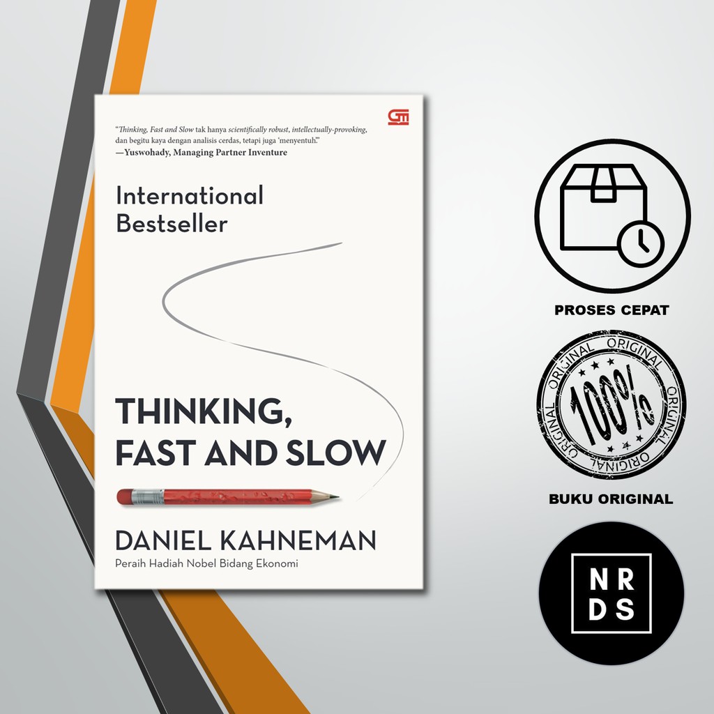 Jual Thinking, Fast and Slow (Cover Baru) Daniel Kahneman | Shopee ...
