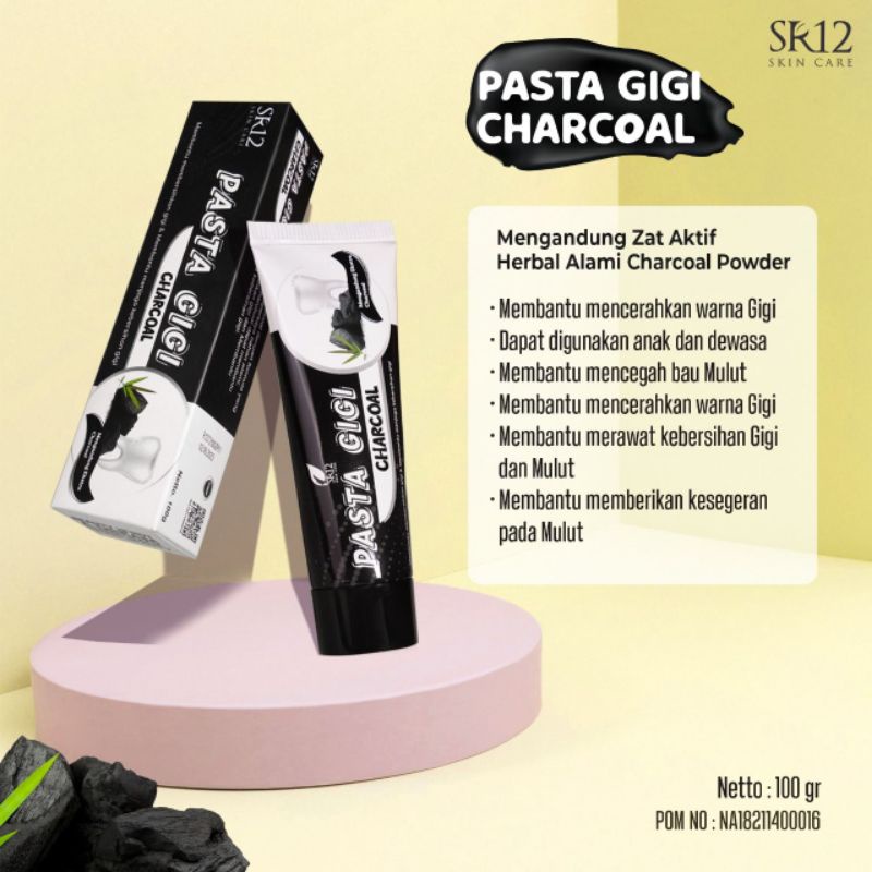 Jual Pasta Gigi Charcoal SR12 | Shopee Indonesia