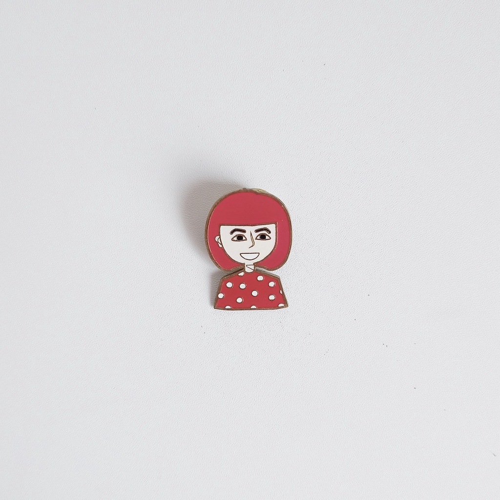 Jual Afterme Design | Character Series Yayoi Kusama Enamel Pin ...