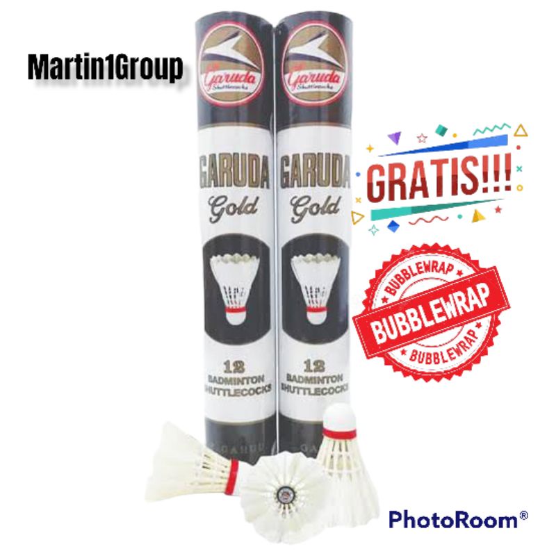 Jual SHUTTLECOCK/KOK/COCK GARUDA GOLD PUTIH | Shopee Indonesia