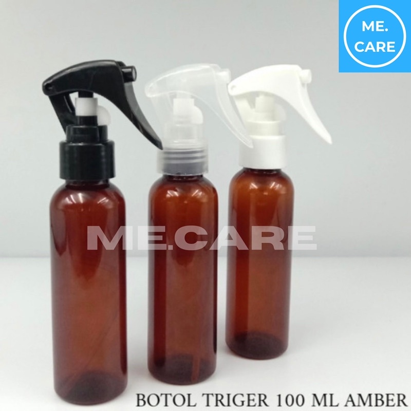 Jual BOTOL TRIGER 100ML AMBER/ BOTOL SPRAY TRIGER 100ML COKLAT SPRAYER TRIGGER COKLAT AMBER 100 ...