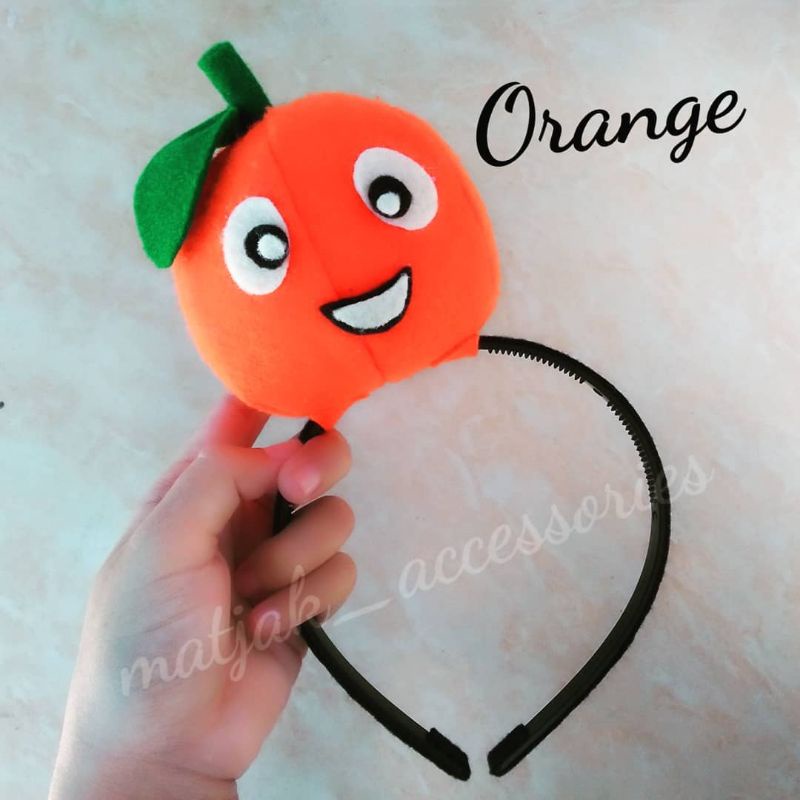 Jual Bando Buah Summer Unik Handmade Bando Sayur Labu Lemon Anggur ...