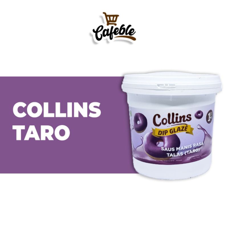 Jual Collins Dip Glaze Taro Selai kemasan 1 kg | Shopee Indonesia