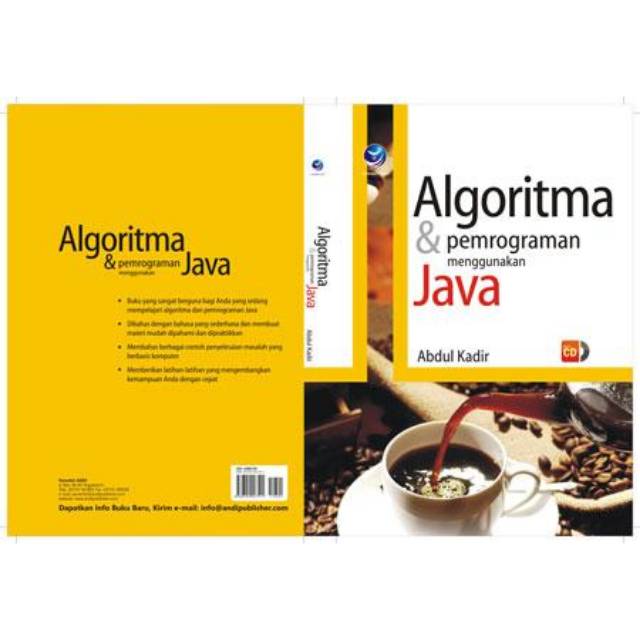 Jual Algoritma dan Pemrograman Menggunakan Java + CD - Abdul Kadir ...