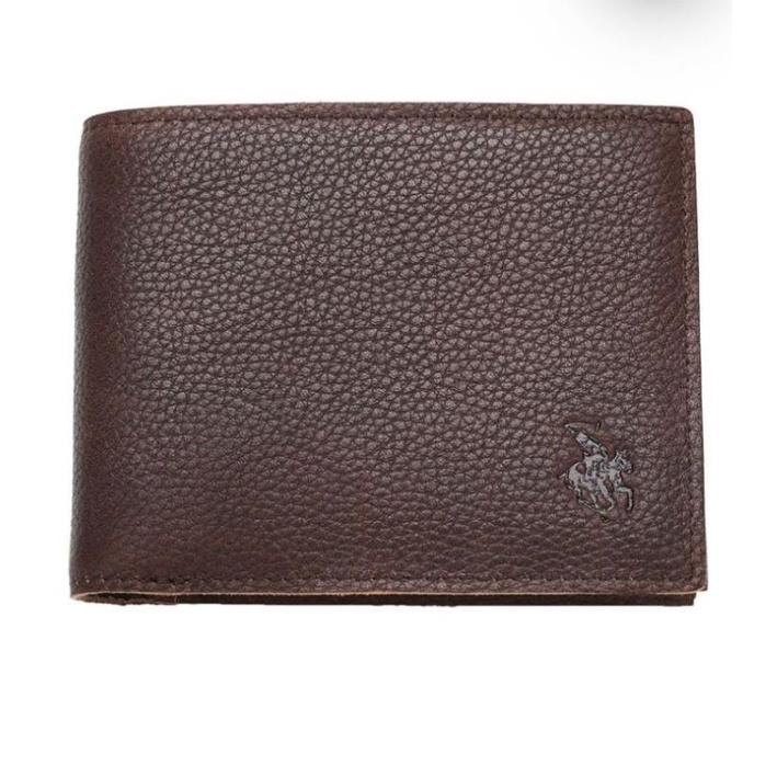 Jual Dompet Swiss Polo Genuine Leather RFID Wallet warna Coffee ...