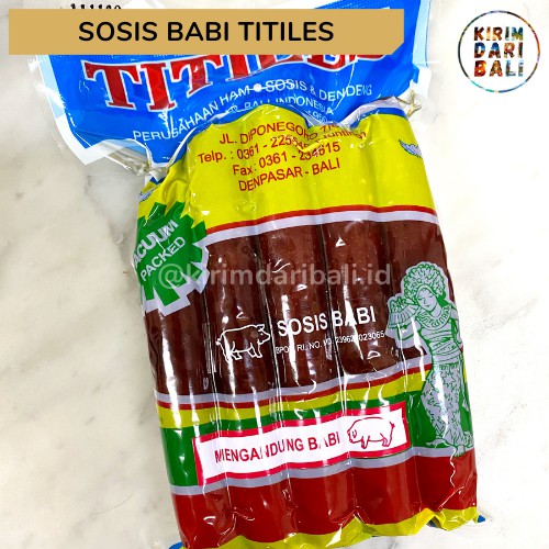 Jual Sosis Babi Titiles 500gr / Oleh Oleh Bali / Makanan khas Bali ...