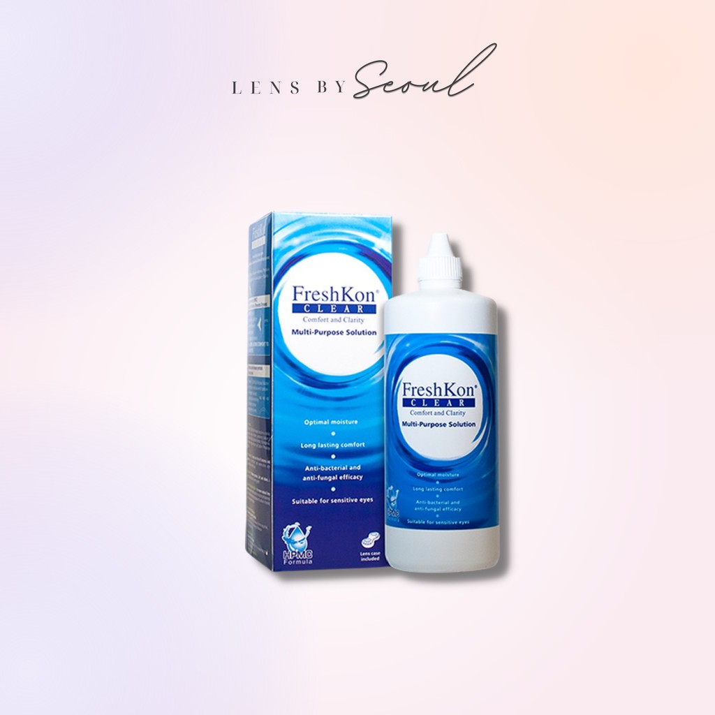 Jual LENSBYSEOUL FreshKon Clear Multi Purpose Solution 360ml - Cairan ...