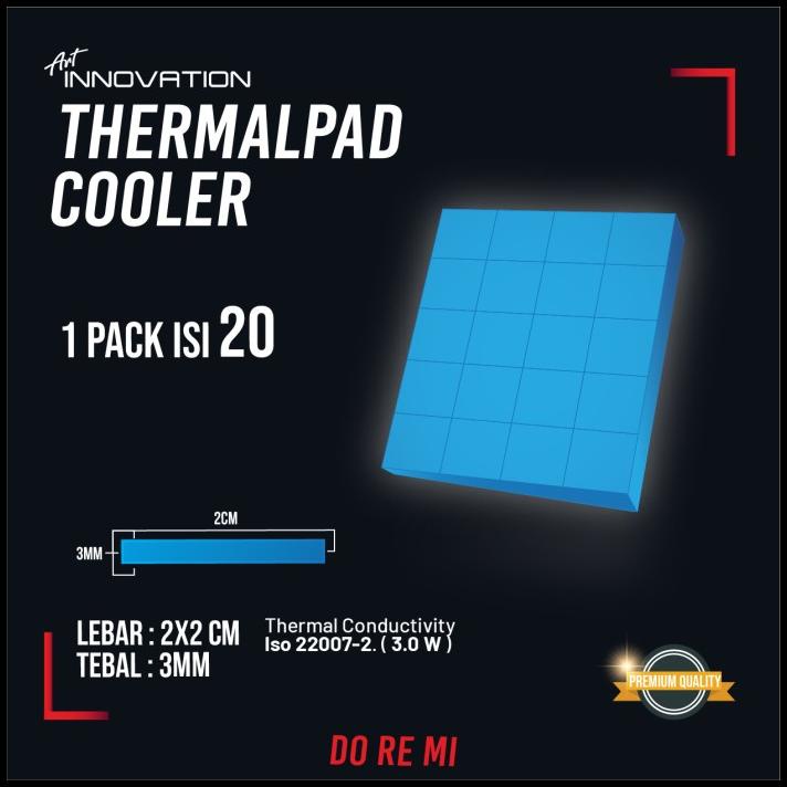 Jual Thermal Pad Termal Silicone Heatsink Compound 2 X 2 X 3Mm | Shopee ...