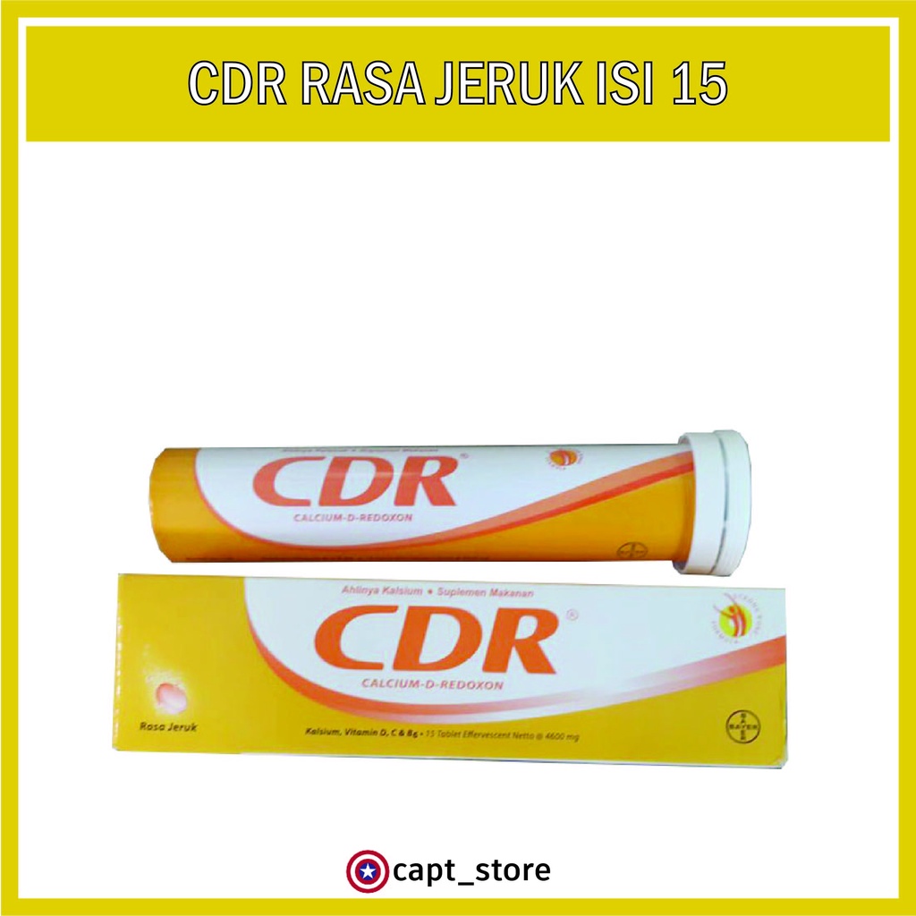 Jual CDR 15 tablet Suplemen Tulang | Shopee Indonesia