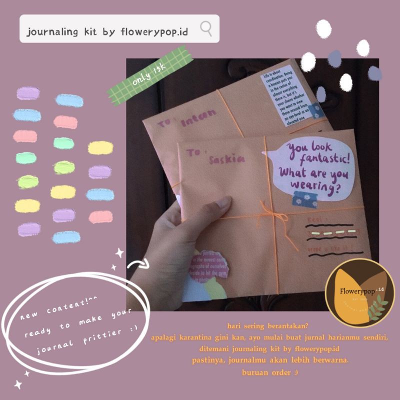 Jual Journaling kit/ set [60 pcs+++] (papers only) | Shopee Indonesia