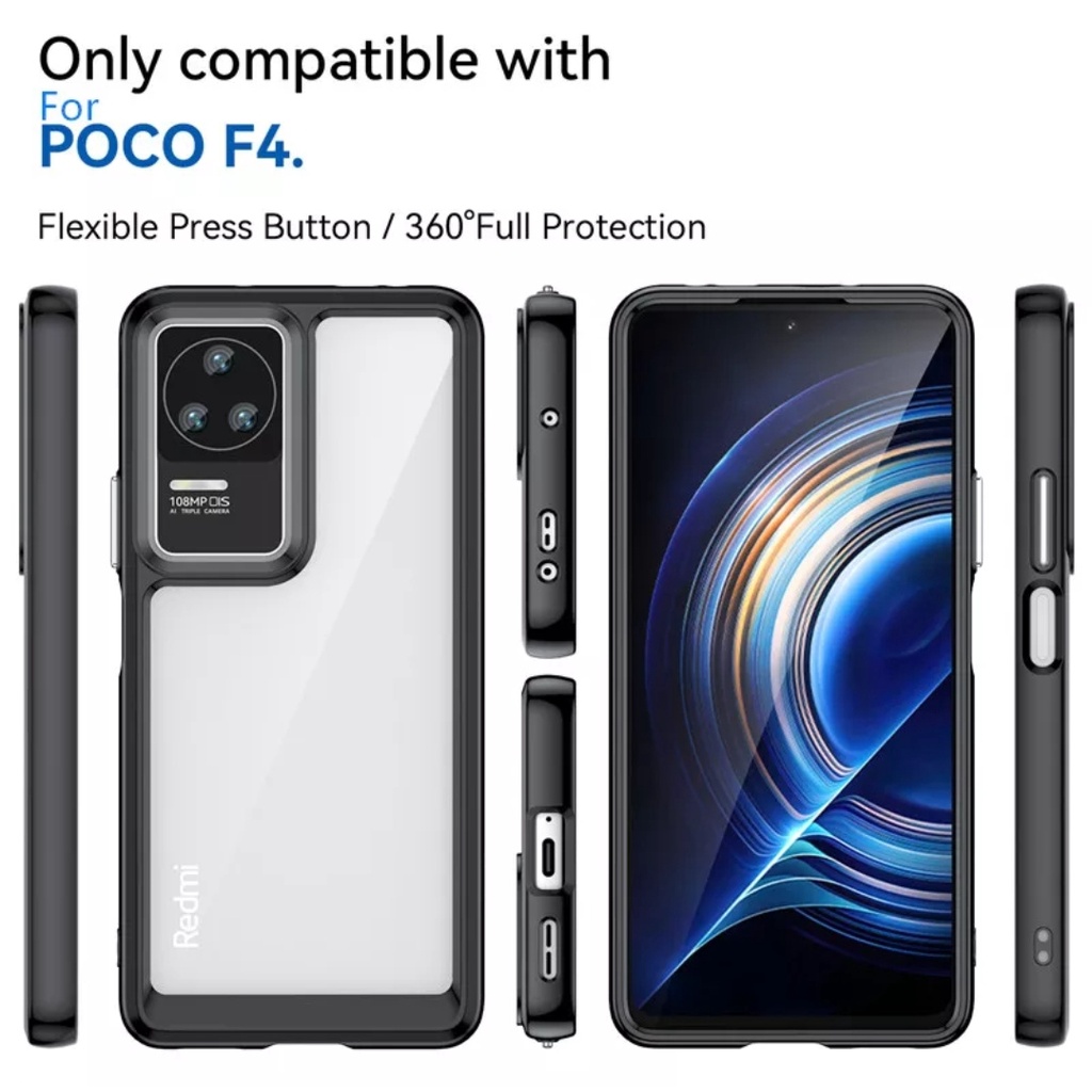 Jual POCO F4 5G SOFT CASE HYBRID TRANSPARAN CRYSTAL CASE | Shopee Indonesia