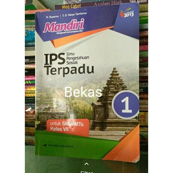 Jual Mandiri IPS Terpadu SMP Kelas 7 VII Penerbit Erlangga | Shopee Indonesia