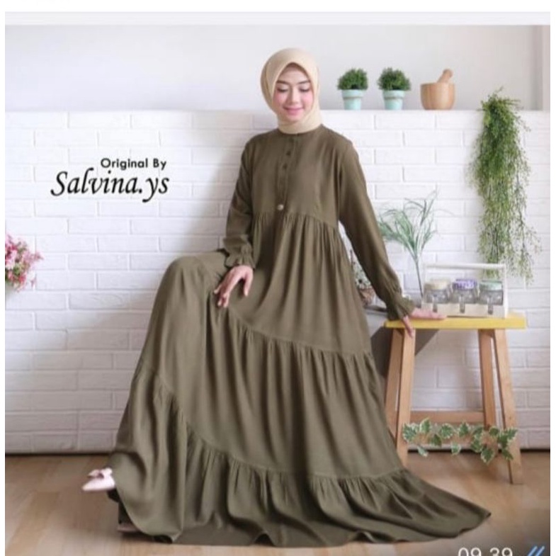 Jual Gamis SALVINA ORY Ys / Dress salvina (all size - L5) | Shopee ...