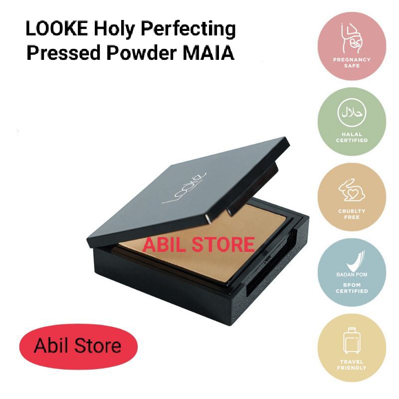 Jual LOOKE Holy Perfecting Pressed Powder MAIA ( 8 gram ) | Shopee ...