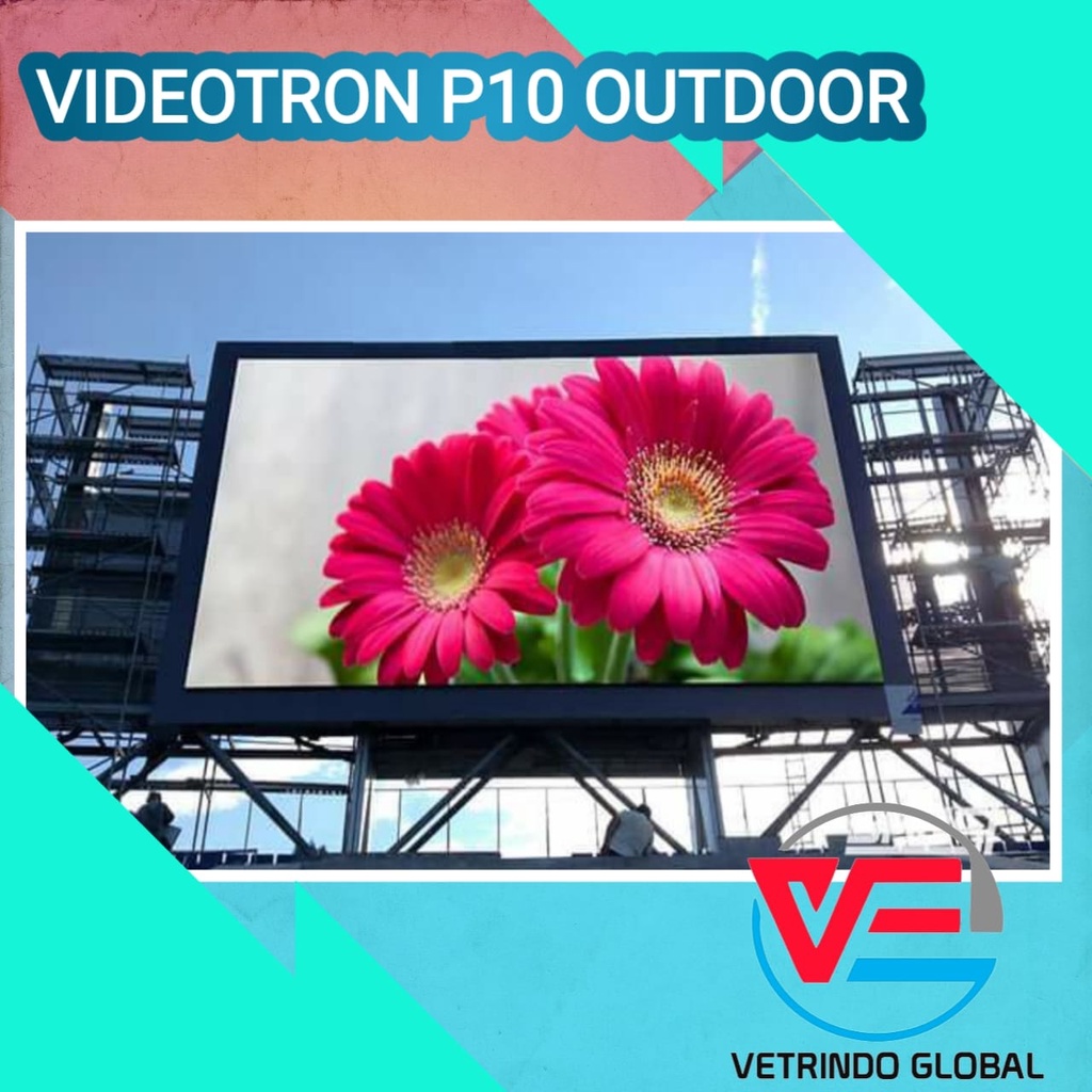Jual Videotron p10 outdoor led screen iklan led iklan tv | Shopee Indonesia