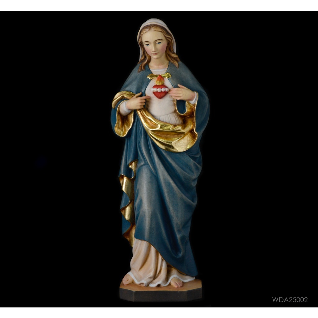 Jual Patung Kayu Maria Hati Kudus 30cm Toko Rohani | Shopee Indonesia