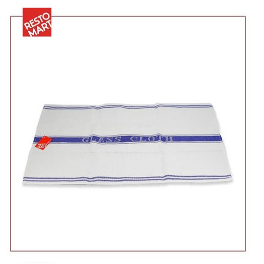 Jual Kain Lap / Serbet Biru / Glass Cloth 40 x 70 cm Blue RESTOMART ...