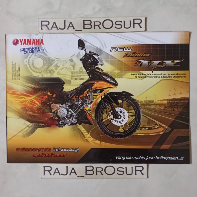 Jual Poster brosur katalog leaflet Yamaha Jupiter MX 135 LC/Jupiter MX ...