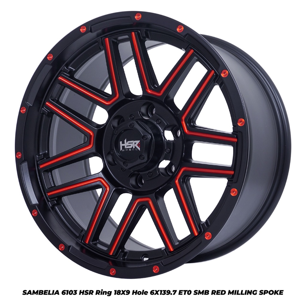 Jual Velg Mobil Racing Offroad R18 blazer terrani fortuner Hole 6x139 ...