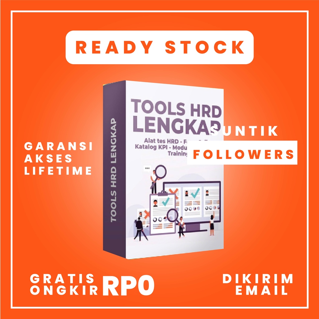 Jual TOOLS HRD - KPI + SOP HRD + Form Tabel Gaji + Modul Interview | Shopee Indonesia