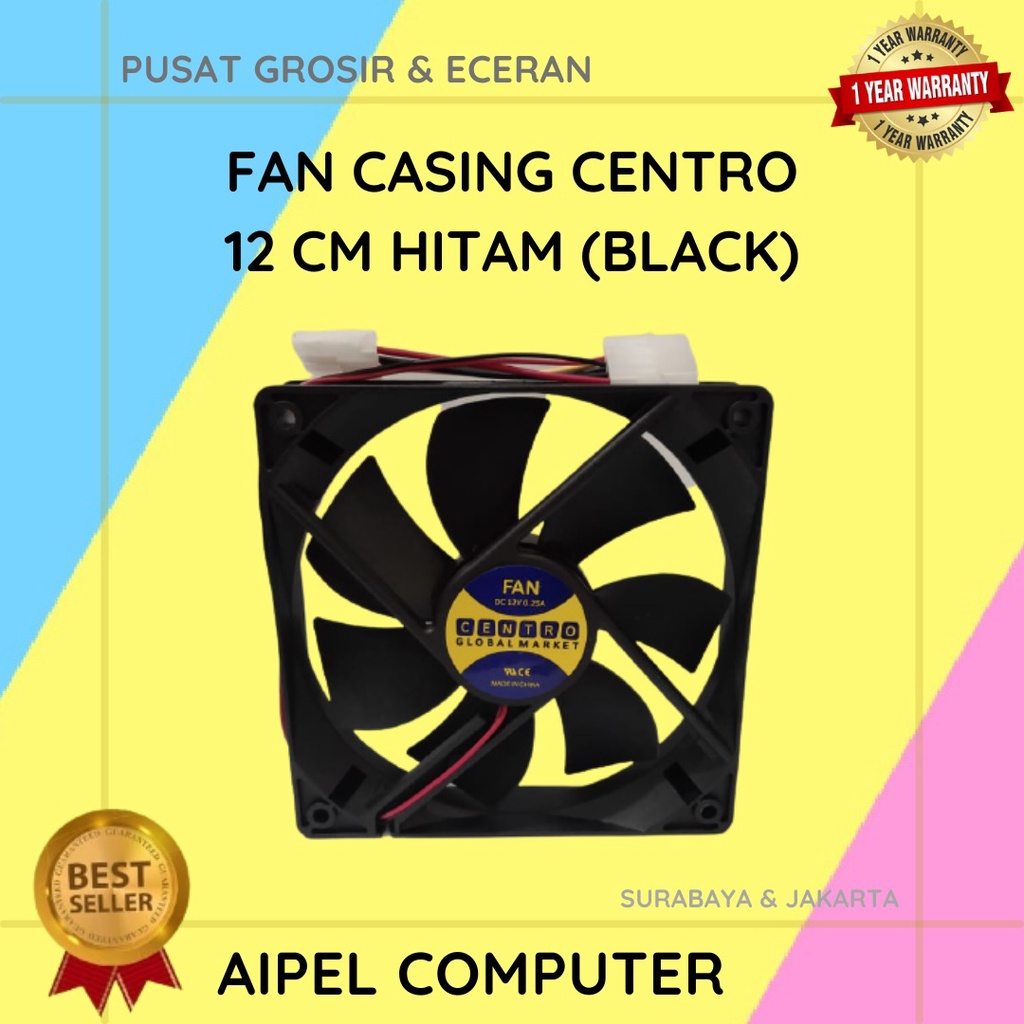 Jual 12B | FAN CASING CENTROO 12 CM HITAM (BLACK) | Shopee Indonesia