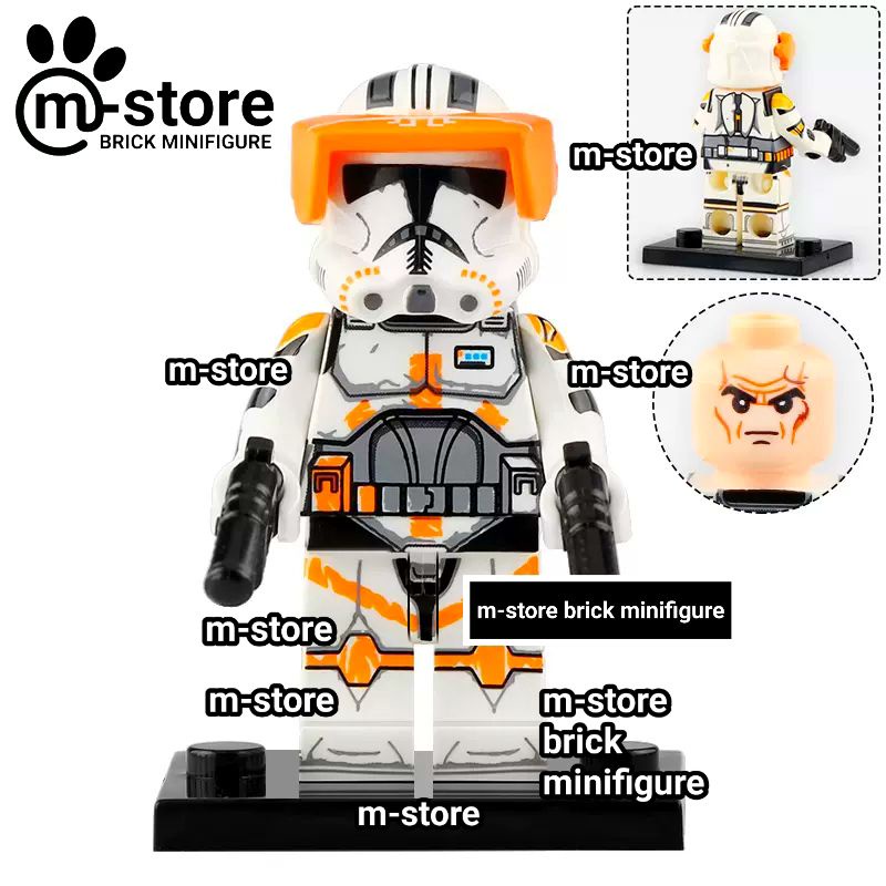 Jual brick star wars the clone wars commander cody mini toy figure ...