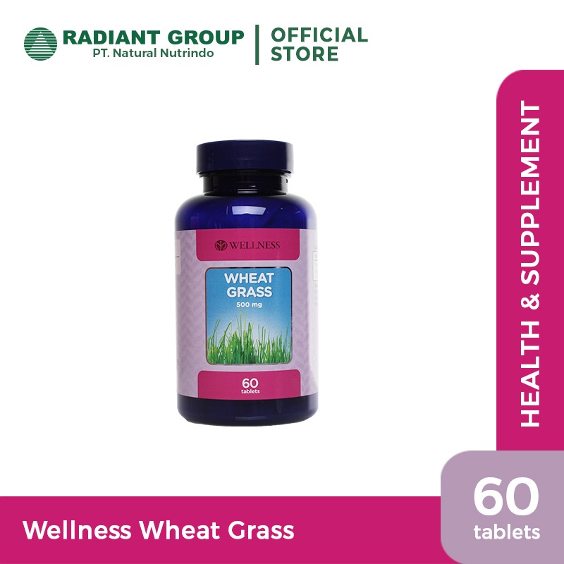 Jual Wellness Wheat Grass 500mg - 60 Tablets | Shopee Indonesia