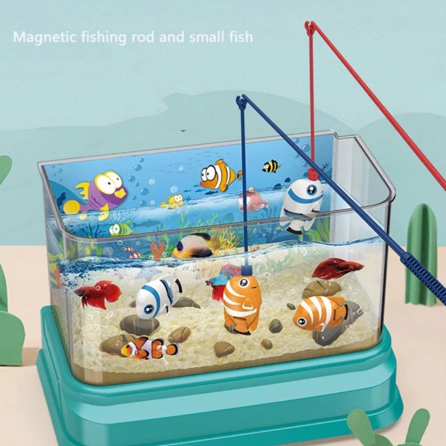 Jual Mainan Anak Simulasi Pancing Ikan di Aquarium Fishing Game FUN ...