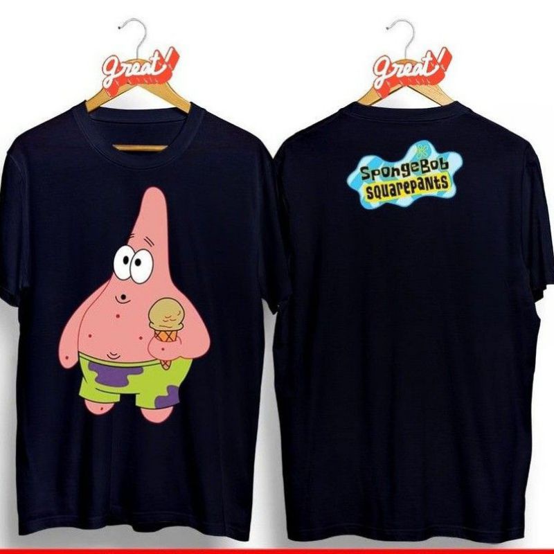 Jual KAOS PATRICK/KAOS SPONGEBOB/KAOS SANTAI | Shopee Indonesia